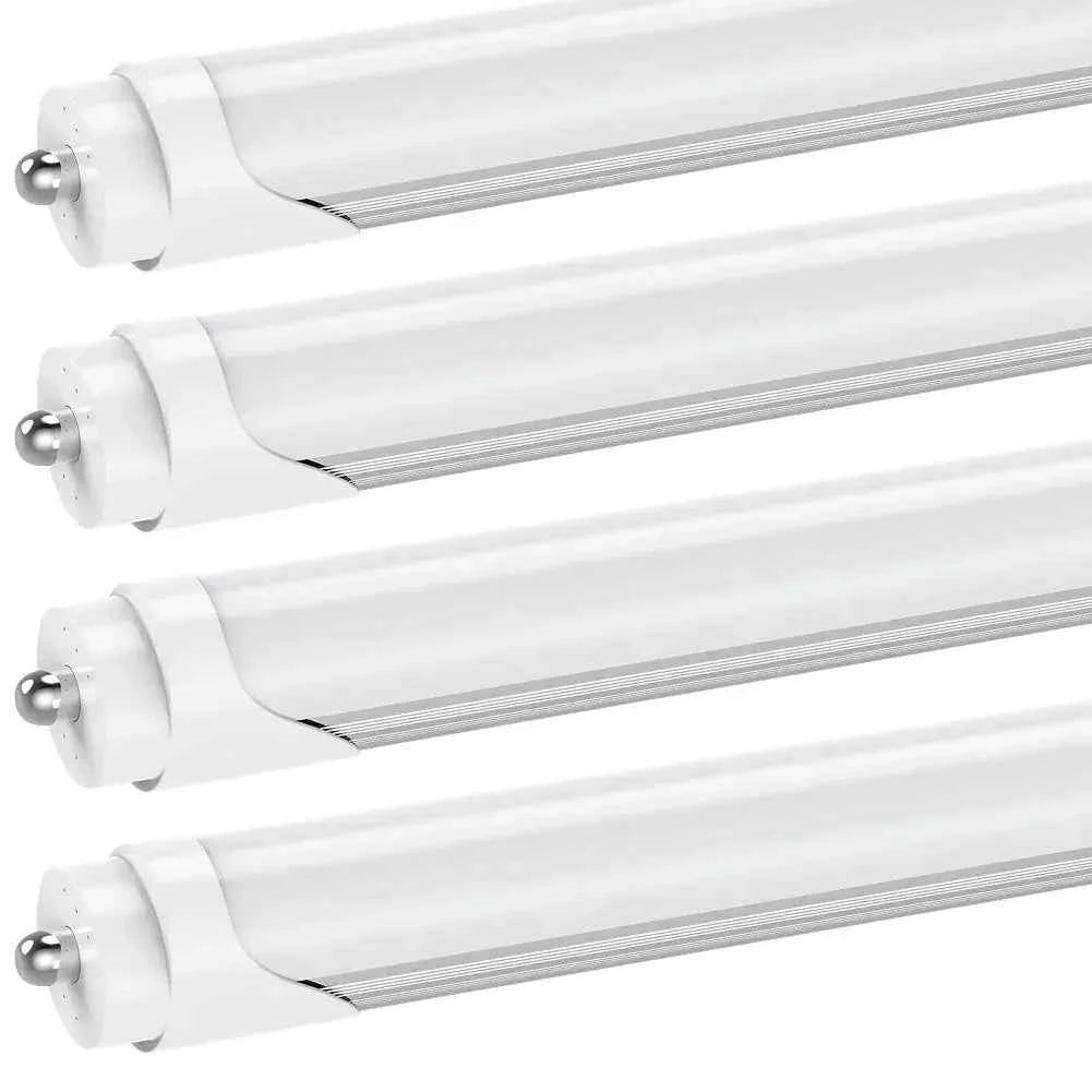 JESLED Dual Row 8FT Single Pin LED Bulbs 50W Frosted | FA8 LED Tubes ...